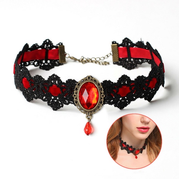 Jewelry | Gothic Lace Choker Victorian Burlesque Collar Retr | Poshmark